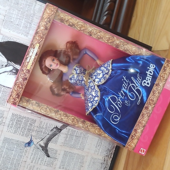Mattel | Toys | 997 Portrait In Blue Barbie | Poshmark